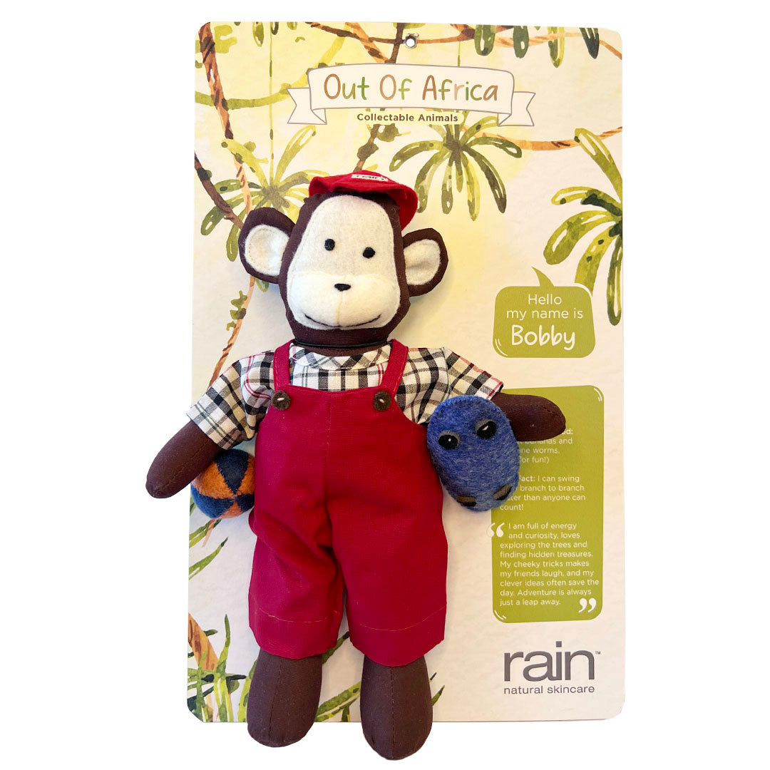 Baby Toy - Monkey (Bobby) – Rain Natural Skincare SA