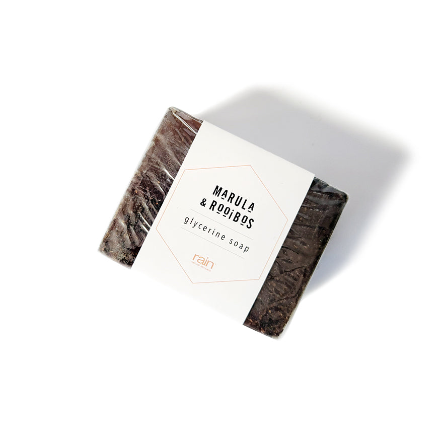 glycerine soap - marula & rooibos – Rain Natural Skincare SA